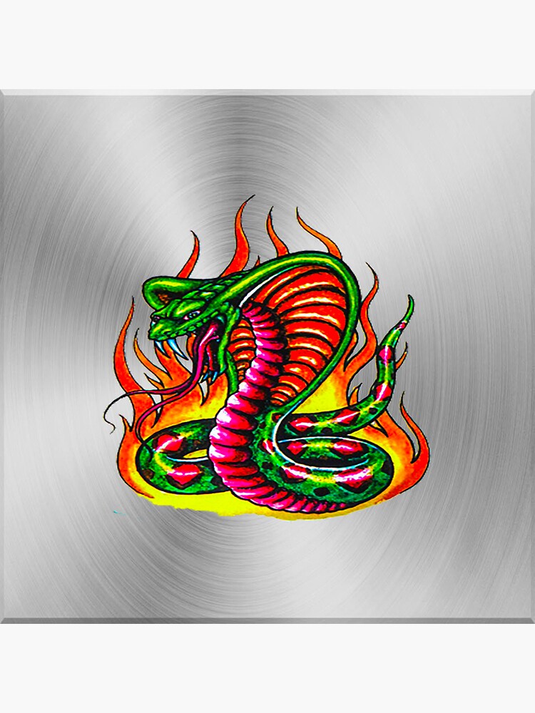 "fwc 0406 tatoo venomous snake" Sticker by fwc-usa-company | Redbubble