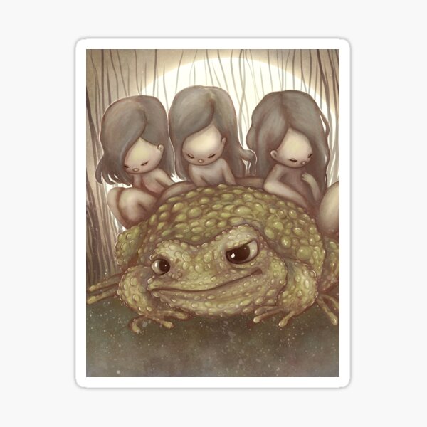 "Toad" Sticker for Sale by Selvagemqt | Redbubble
