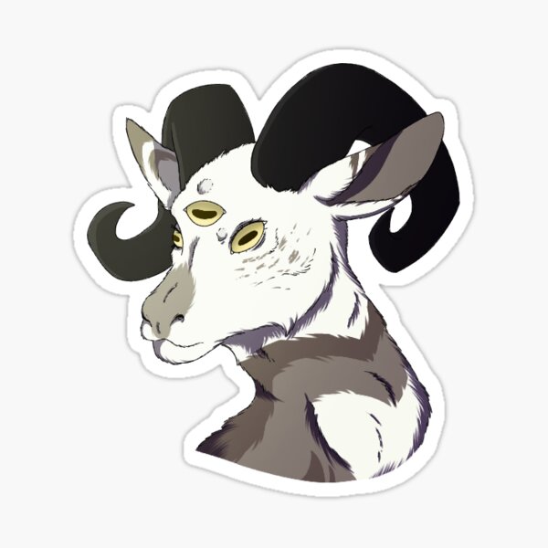 "Demon Goat" Sticker for Sale by DarkclawStar | Redbubble