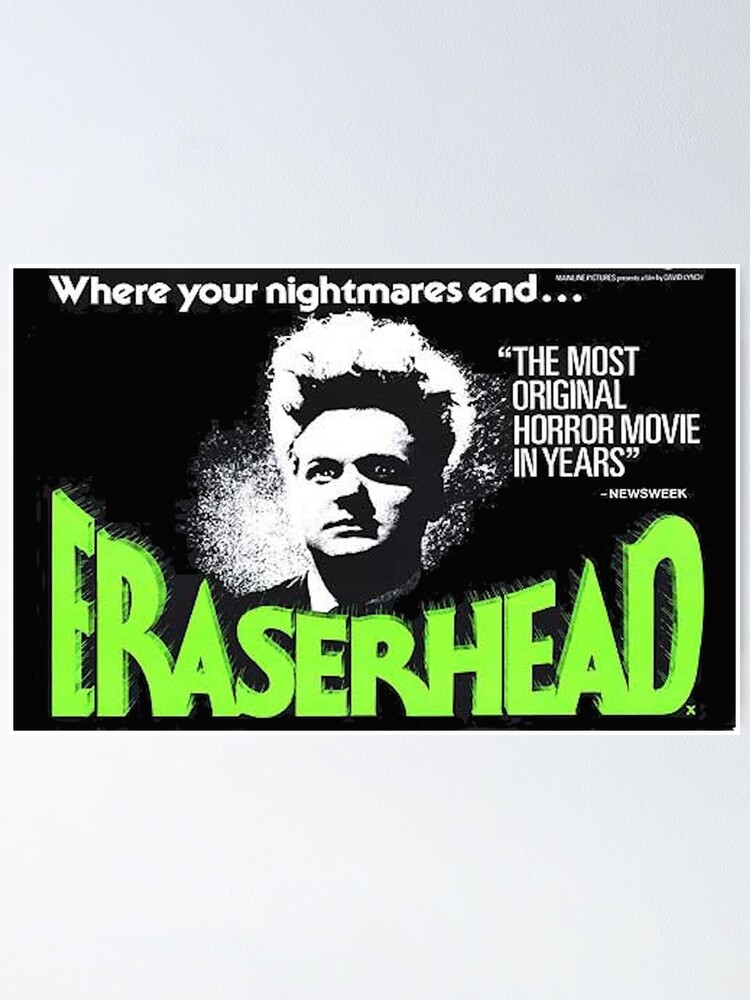 "Eraserhead" Poster for Sale by Ronsmonkeys | Redbubble