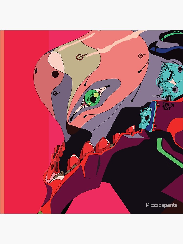 "Evangelion Unit One" Poster by alexuploads | Redbubble