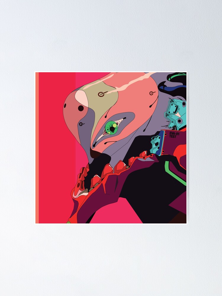 "Evangelion Unit One" Poster by alexuploads | Redbubble