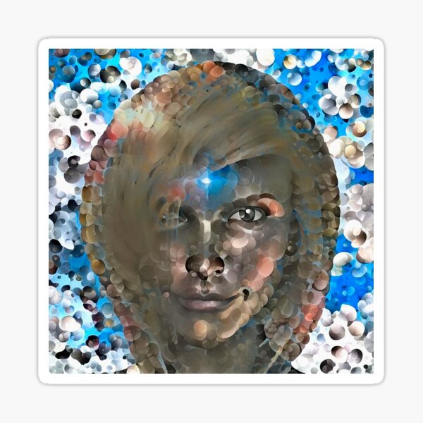 "Pretty girl face" Sticker for Sale by rolffimages | Redbubble