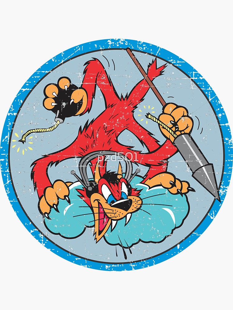 "VMFA-321 Marine Fighter Attack Squadron - Grunge Style" Sticker by ...