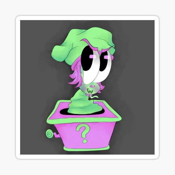 "Riddle Box" Sticker for Sale by gross-girl99 | Redbubble