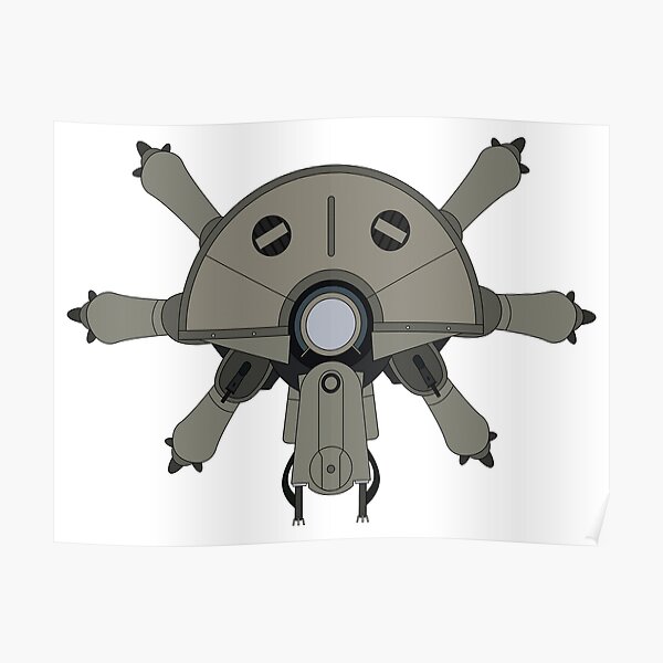 "Ghost in the Shell - Spider Tank" Poster by TerminalPrime | Redbubble