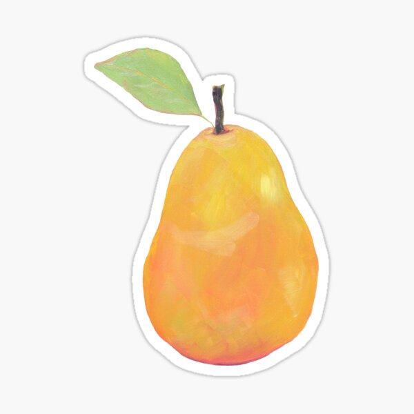 " Pear ripe and juicy" Sticker for Sale by MatsonArtDesign | Redbubble