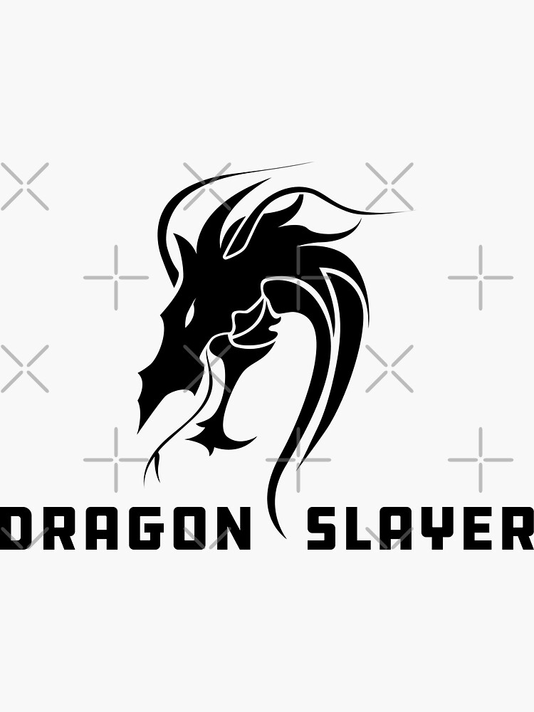 "Dragon Slayer" Sticker by mtforlife66 | Redbubble