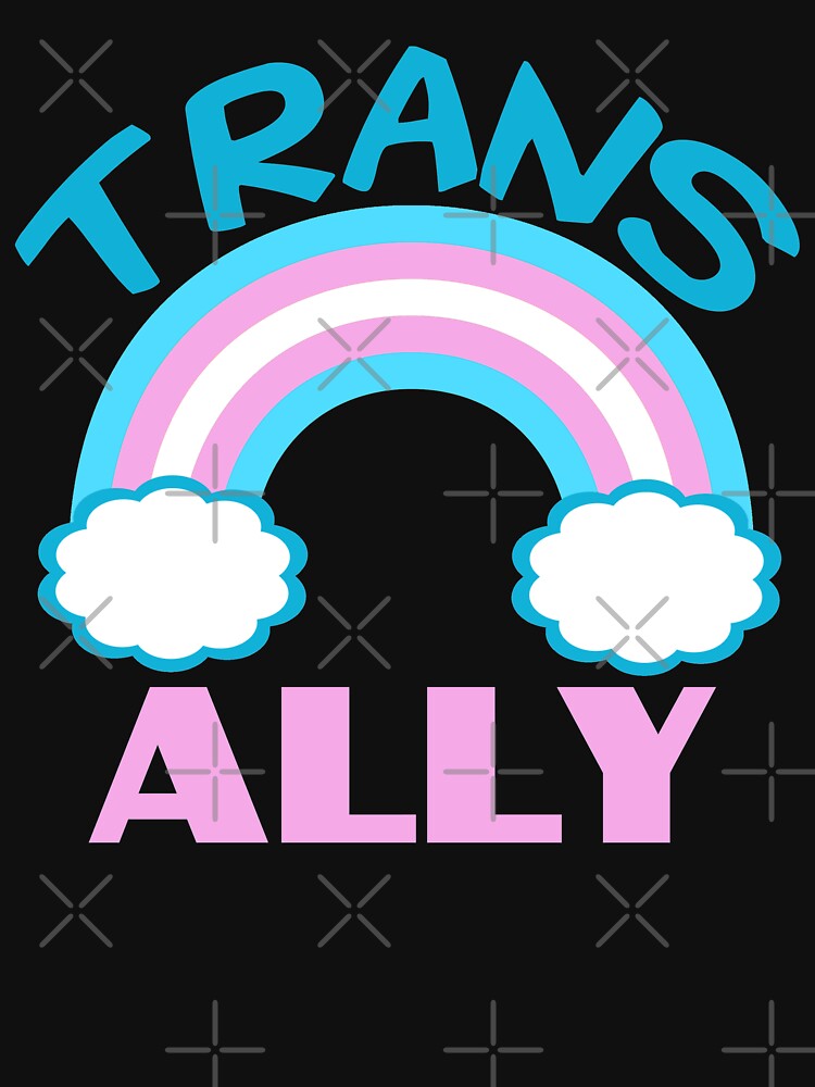 "Trans Ally" T-shirt by elishamarie28 | Redbubble