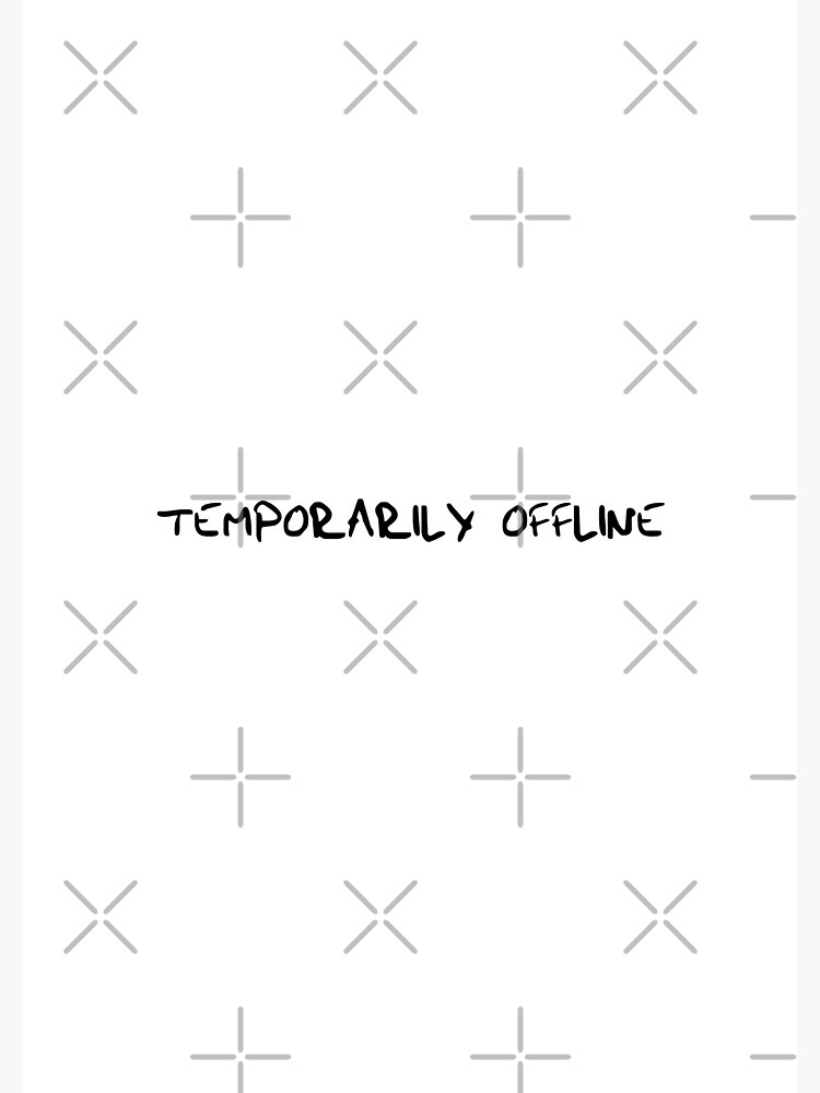"TEMPORARILY OFFLINE" Journal for Sale by BobbyG305 | Redbubble