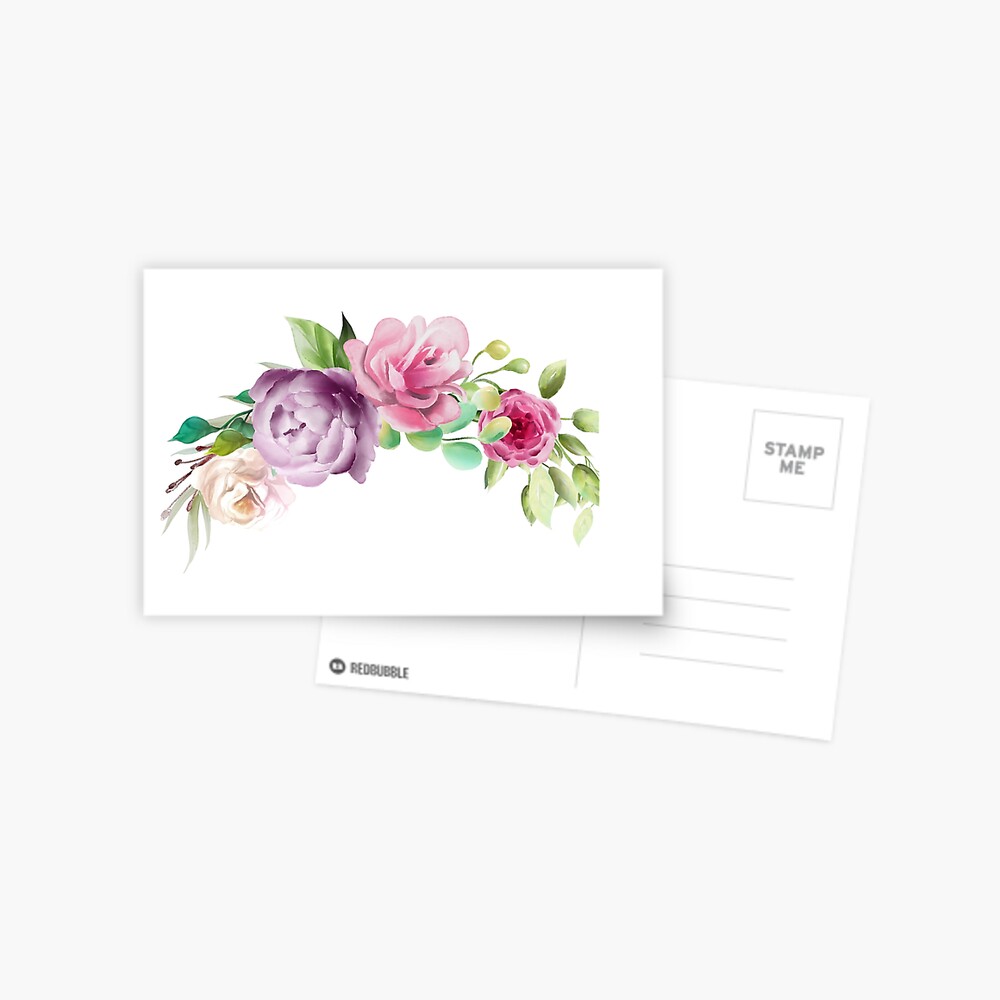 "Floral Flower crown." Sticker for Sale by BoomBlab | Redbubble