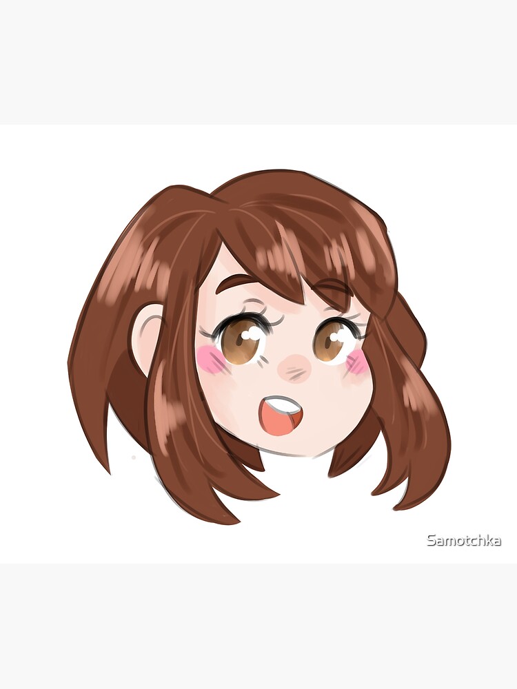 "My Hero Academia- Uraraka Ochako Sticker" Art Print for Sale by ...