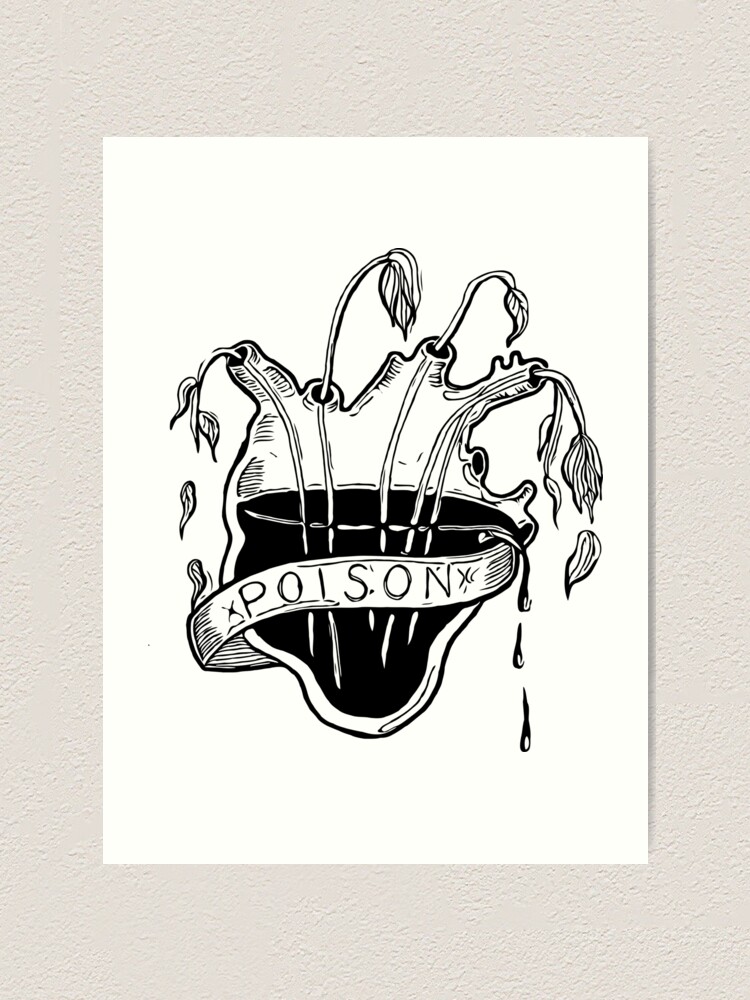 "Poison Heart" Art Print for Sale by HanakoN | Redbubble