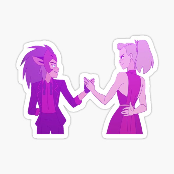 Pegatina «She-Ra - Alora y Catra bailando en Princess Prom 2 (She-Ra y ...