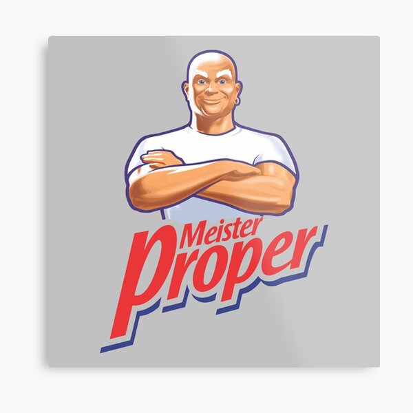 Mr Proper Metal Prints | Redbubble