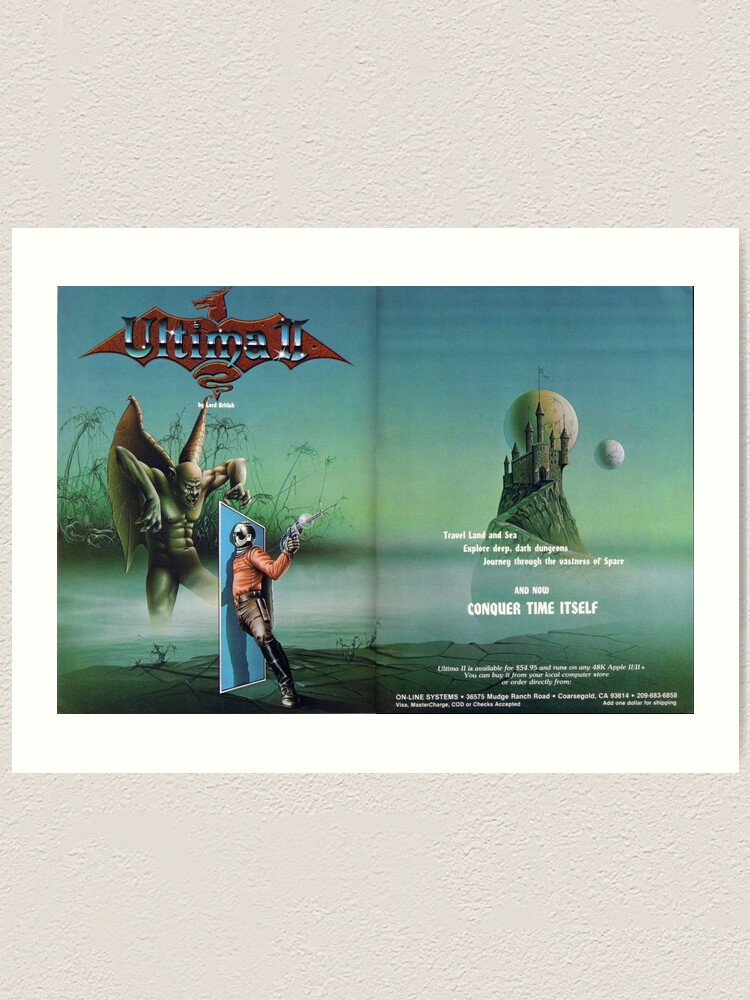 "Ultima II front and back cover" Art Print for Sale by alpsjourney ...