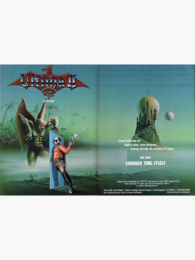 "Ultima II front and back cover" Art Print for Sale by alpsjourney ...