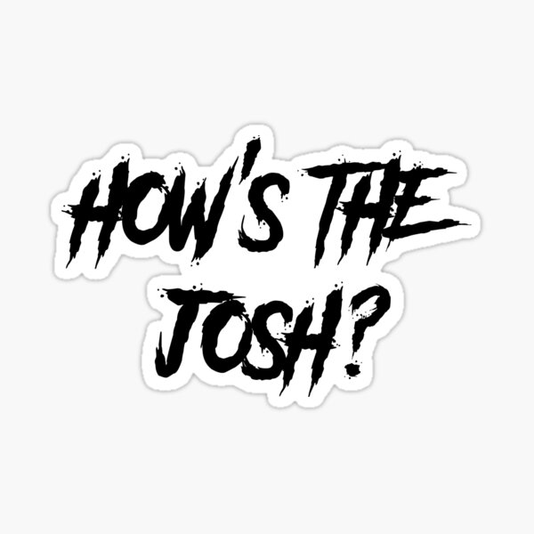 "How is the Josh Bollywood Hindi Text" Sticker for Sale by alltheprints ...