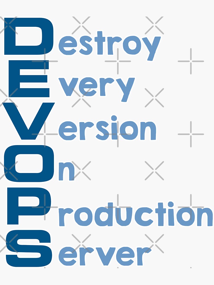 "devops" Sticker for Sale by Caldofran | Redbubble