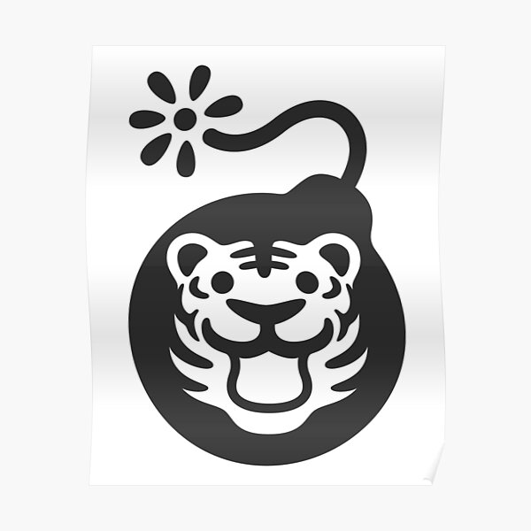 "TigerBomb Taryn Dark Logo" Poster by Nostalga | Redbubble
