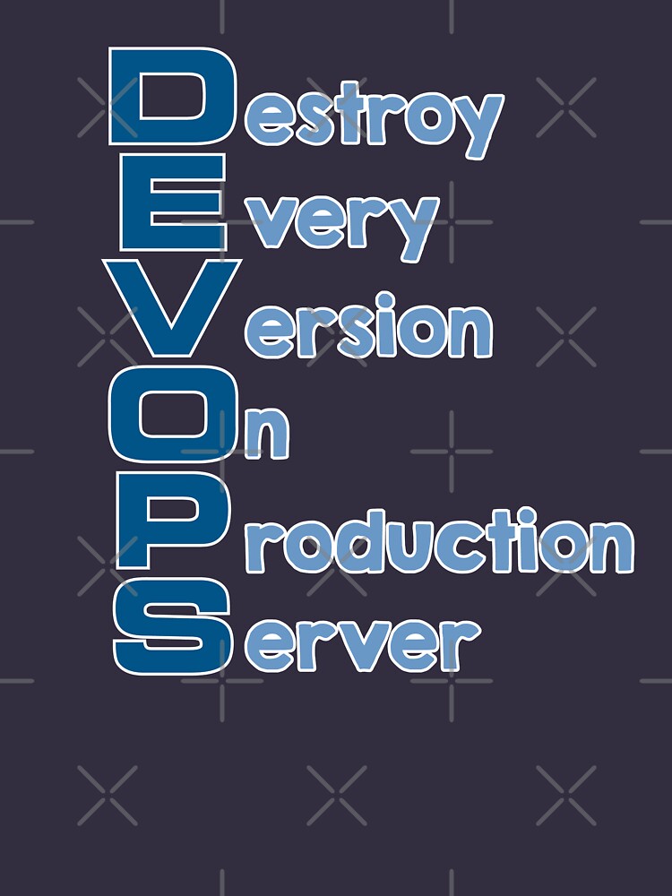 "devops" T-shirt for Sale by Caldofran | Redbubble | programmer t-shirts - developer t-shirts ...