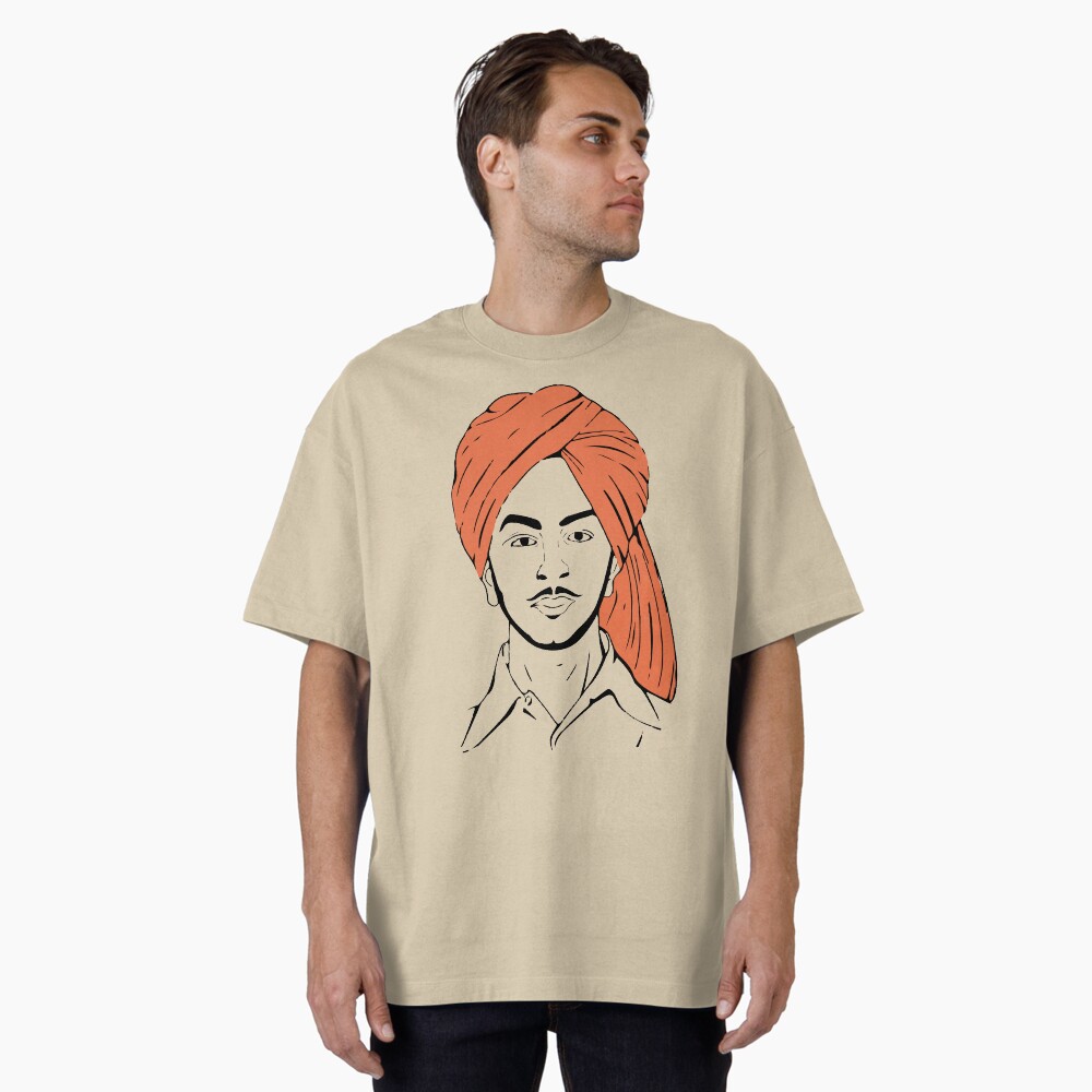 "Bhagat Singh The Punjabi Indian Hero Freedom Fighter shirt" Sticker ...