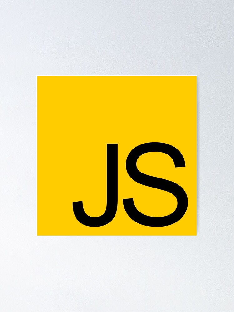 "JavaScript Logo" Poster for Sale by archdesigner | Redbubble