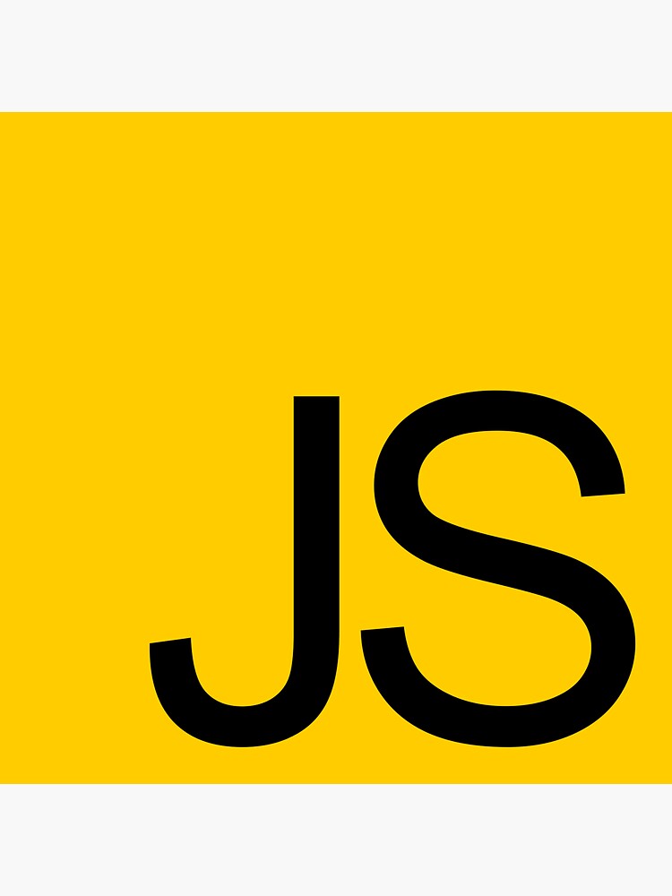 "JavaScript Logo" Sticker for Sale by archdesigner | Redbubble