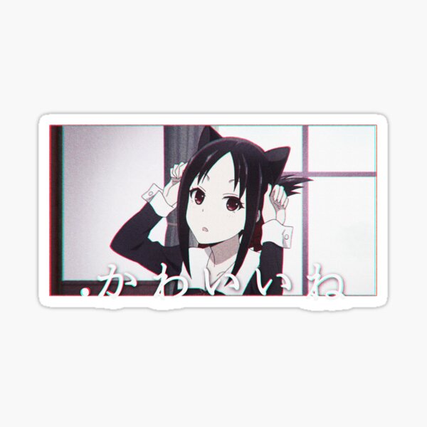 "Kaguya Shinonomiya ~ Neko " Sticker for Sale by tomspicy | Redbubble