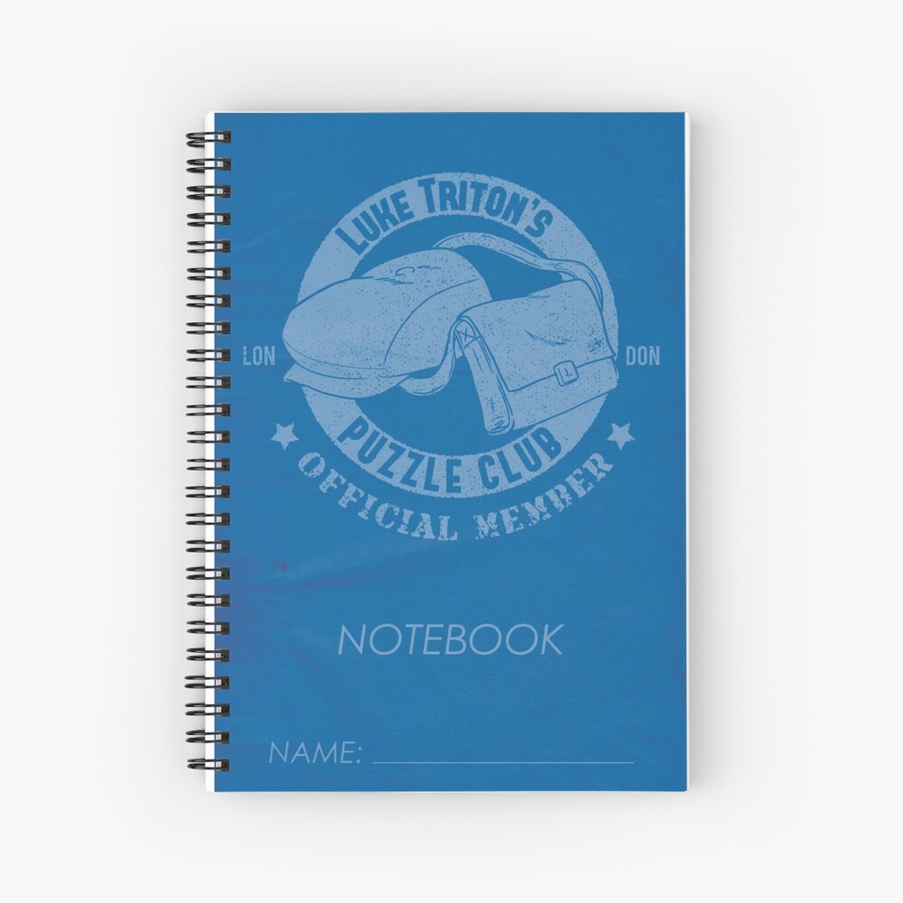 "Luke Triton's Puzzle Club Notebook" Spiral Notebook by nickyrees ...