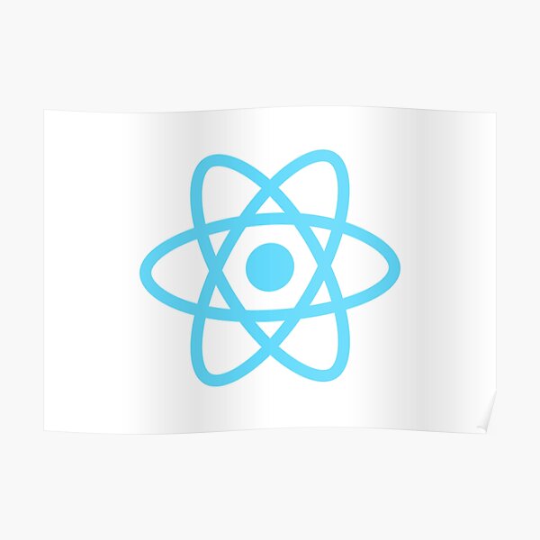 "React JS, the best framework!" Poster for Sale by archdesigner | Redbubble