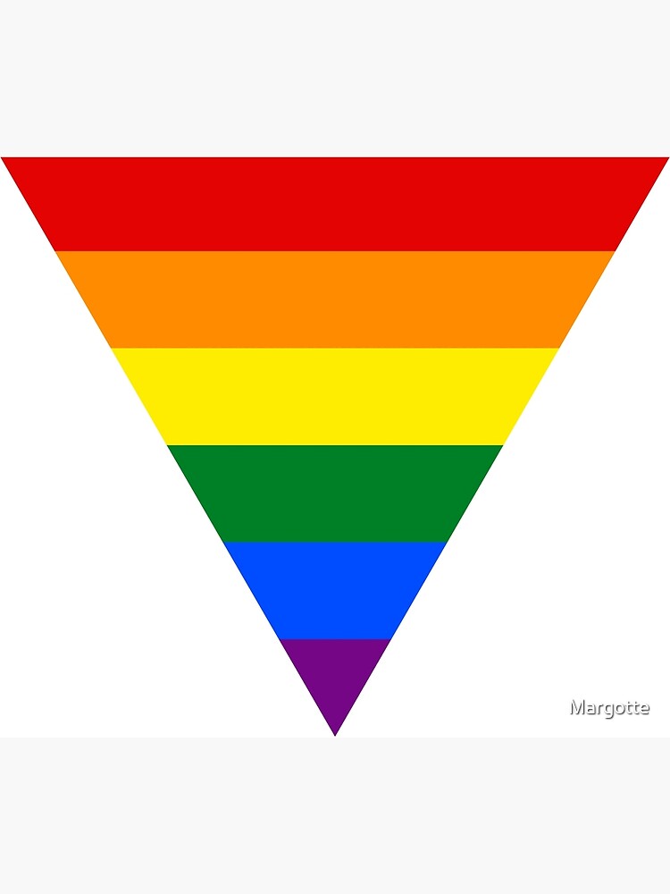 "LGBT triangle flag" Art Print for Sale by Margotte | Redbubble