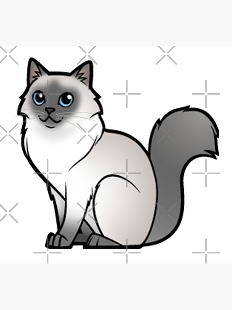 "Himalayan Cat Sticker" Poster by Pam069 | Redbubble