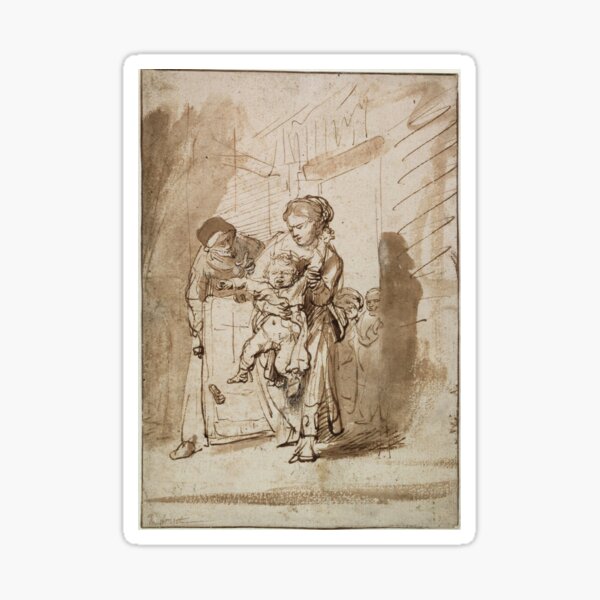 "Rembrandt - The Unruly Child" Sticker for Sale by VibrantDesign ...