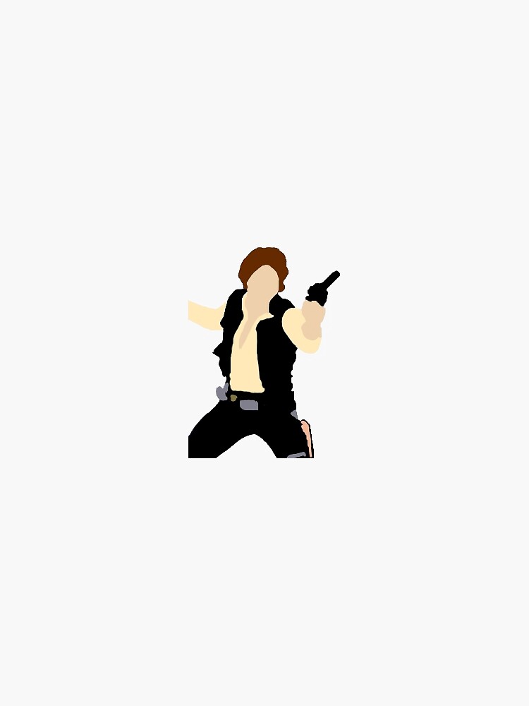 "Han" Sticker for Sale by efrailey5 | Redbubble