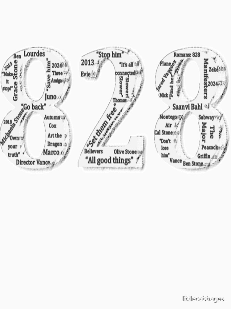 "828, Manifest quotes " T-shirt for Sale by littlecabbages | Redbubble ...