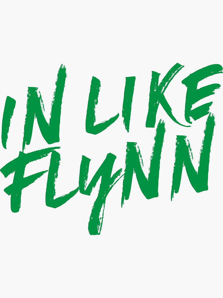 "In like Flynn" Sticker for Sale by stu-fly | Redbubble