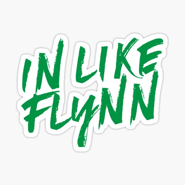 "In like Flynn" Sticker for Sale by stu-fly | Redbubble