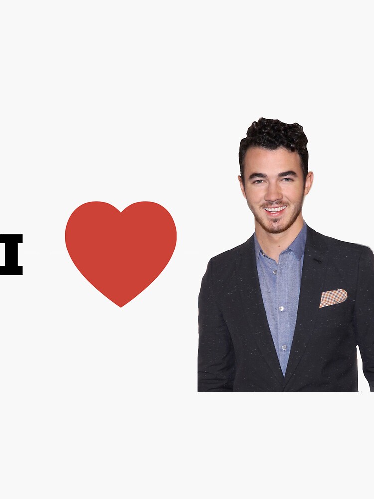 "I Love Kevin " Sticker by slcomino | Redbubble