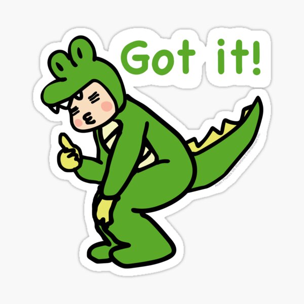 "Ally Got It!" Sticker by aiueophonics | Redbubble