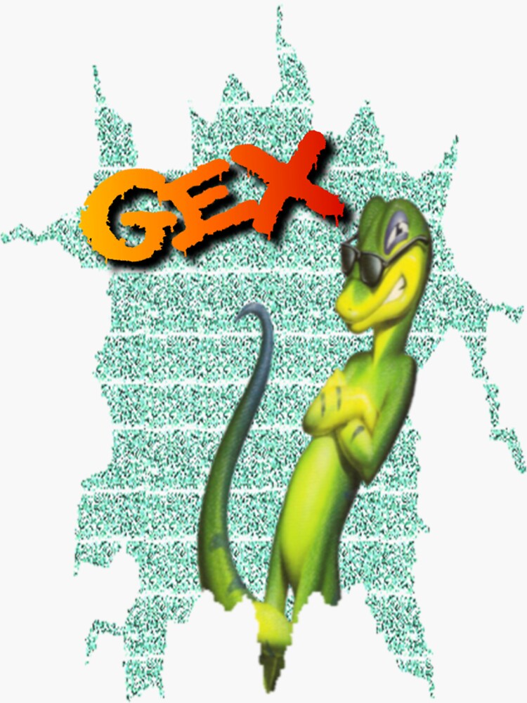 "Gex - TV Static" Sticker by IckObliKrum92 | Redbubble