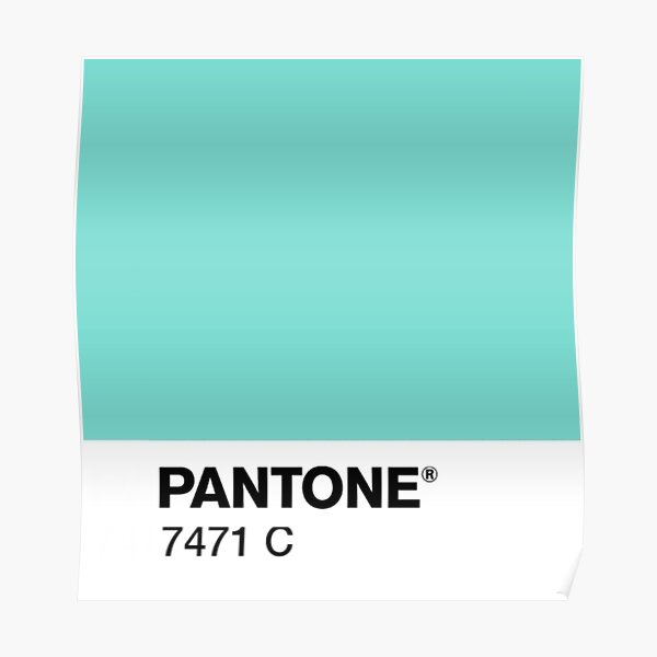 "Pantone 7471 C" Poster for Sale by unabeara | Redbubble