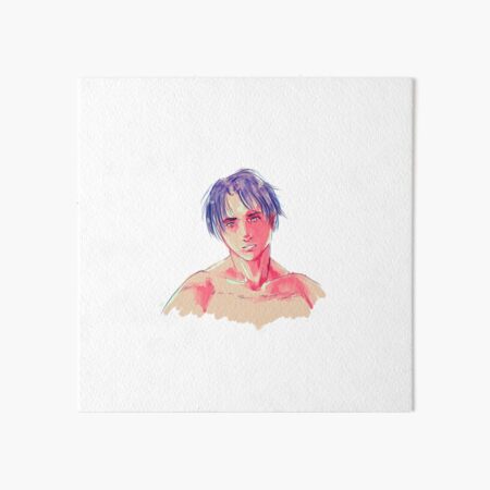 "Levi Ackerman in pink shades" Art Board Print by ariel-warukunai ...