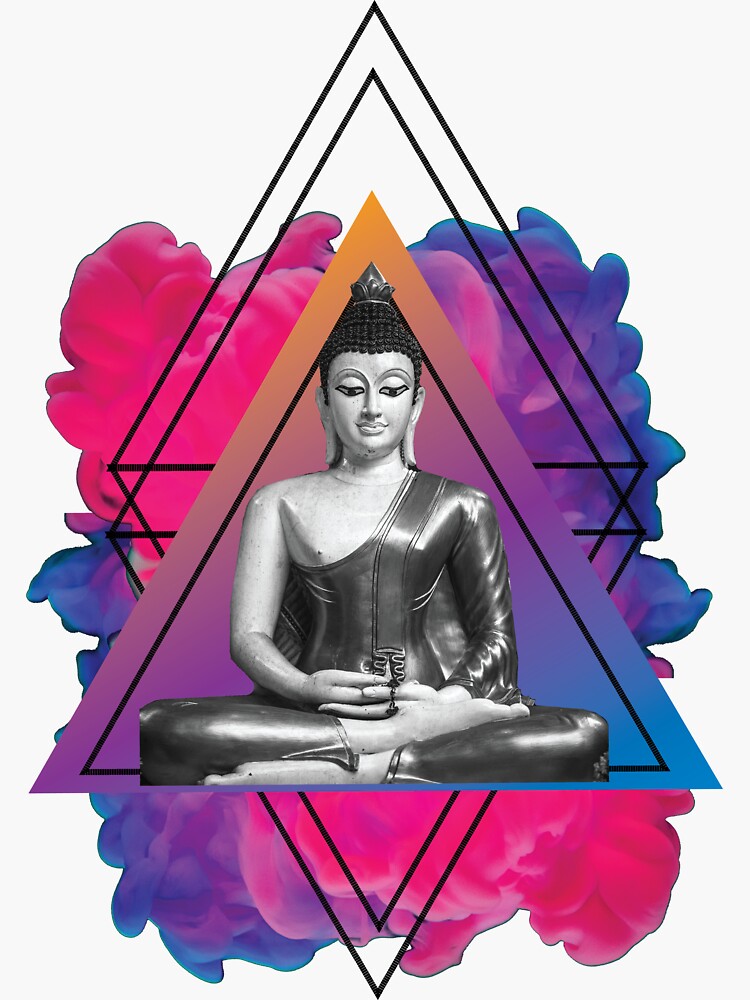 "Buddha" Sticker for Sale by signsbymiranda | Redbubble