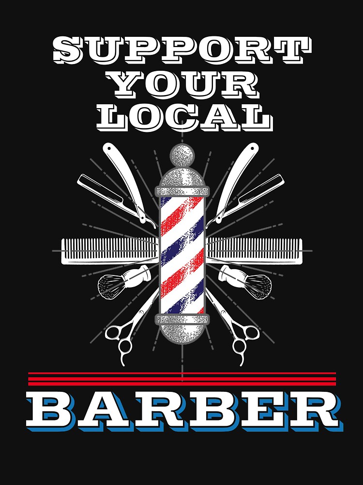 "Get Faded Support your local Barber Barbershop Hairdresser Haircut ...