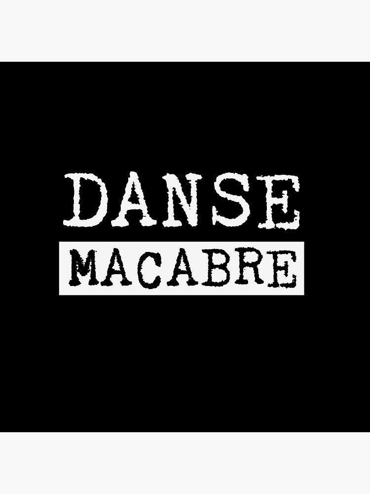 "Danse Macabre" Sticker for Sale by EstrangedShop | Redbubble