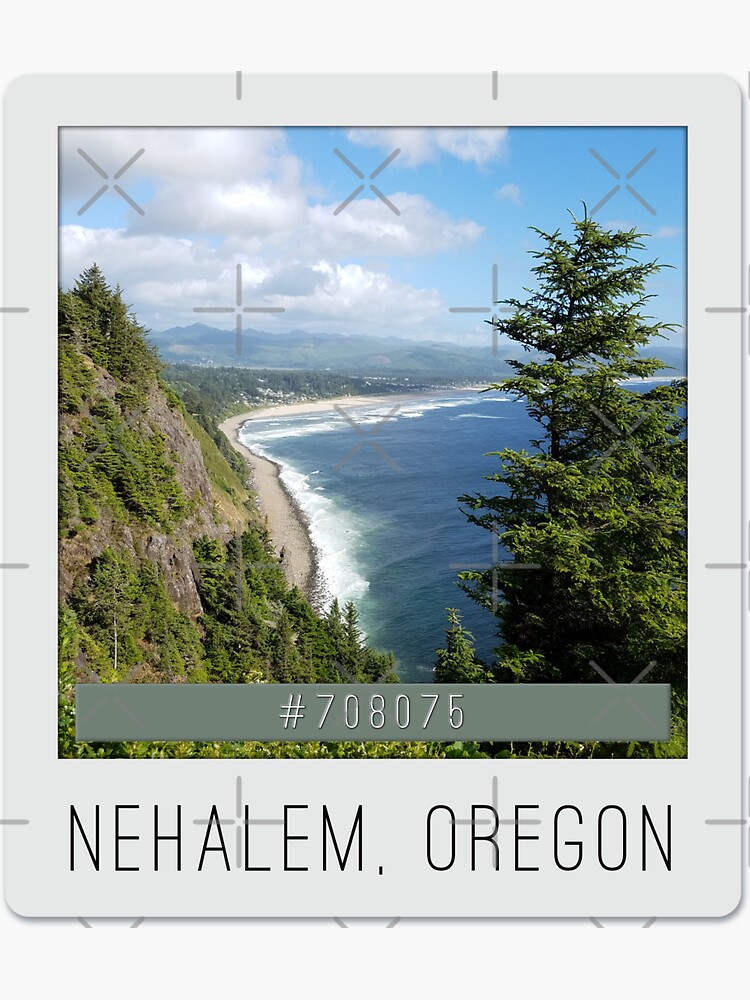"Nehalem, Oregon – Polaroid Picture (1/9)" Sticker by nightnerd | Redbubble