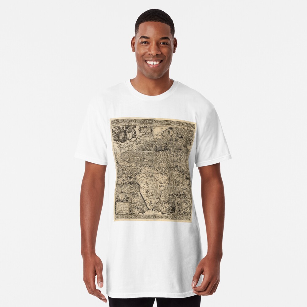 "North and South America Map by Diego Gutiérrez (1562)" Poster for Sale ...