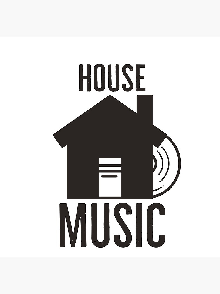 "House music logo" Photographic Print for Sale by Subflame | Redbubble