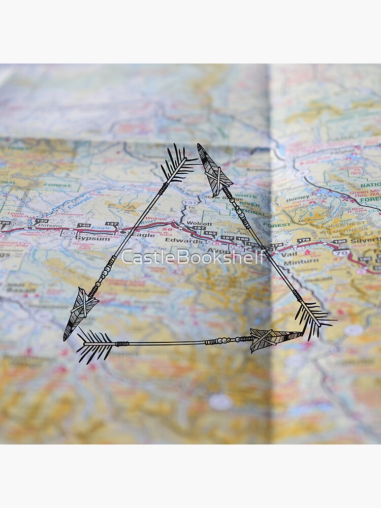 "Map arrows" Sticker for Sale by CastleBookshelf | Redbubble